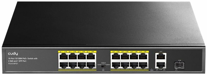 Коммутатор неуправляемый Cudy FS1018PS1