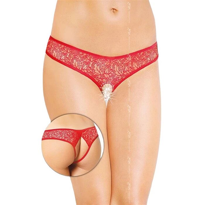 Кружевные соблазнительные трусики с доступом Soft Line«SLC» S/M
