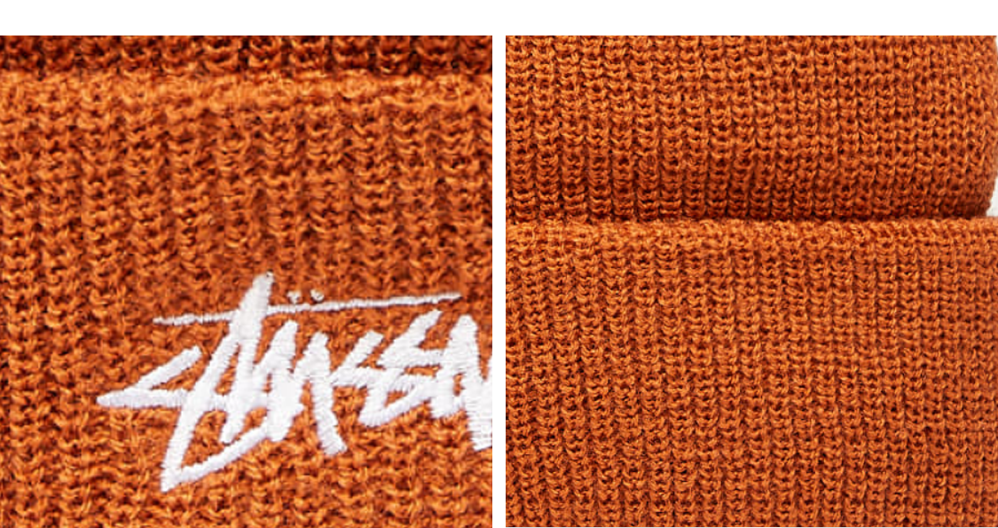 Шапка Stussy для мужчин, размер ОС, оранжевый — фото 1