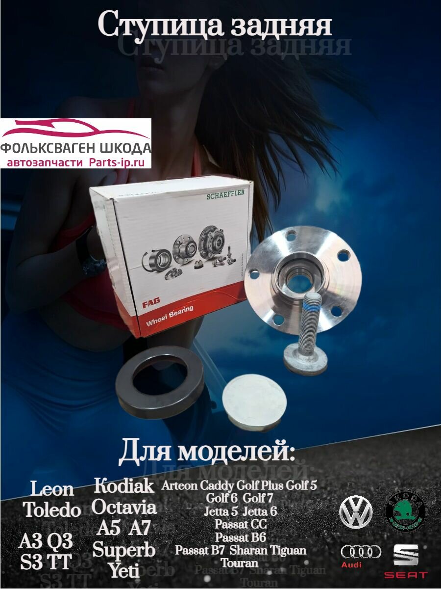 FAG/Ступица задняя Фольксваген Шкода/713610960