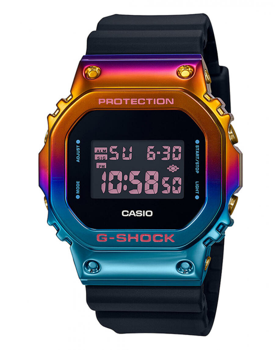 Наручые часы Casio G-Shock GM-5600SN-1 Black/Orange/Blue