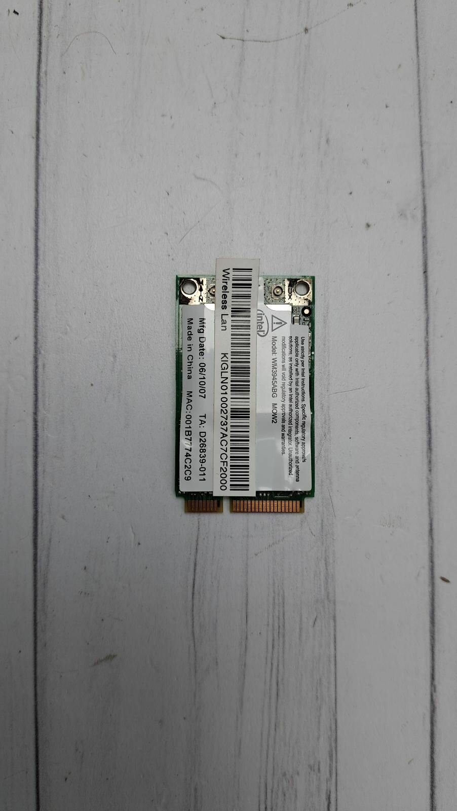 Модуль Wi-Fi для ноутбука Acer Aspire 4920G. 0ригинал.