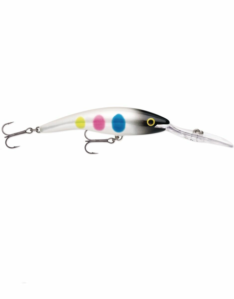 Воблеры для троллинга Rapala Deep Tail Dancer плавающий 11 см 22 гр #BWB на щуку, судака, окуня для летней рыбалки