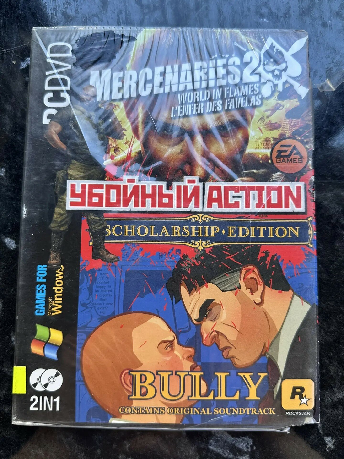 Игра 2в1 mercenaries 2 bully
