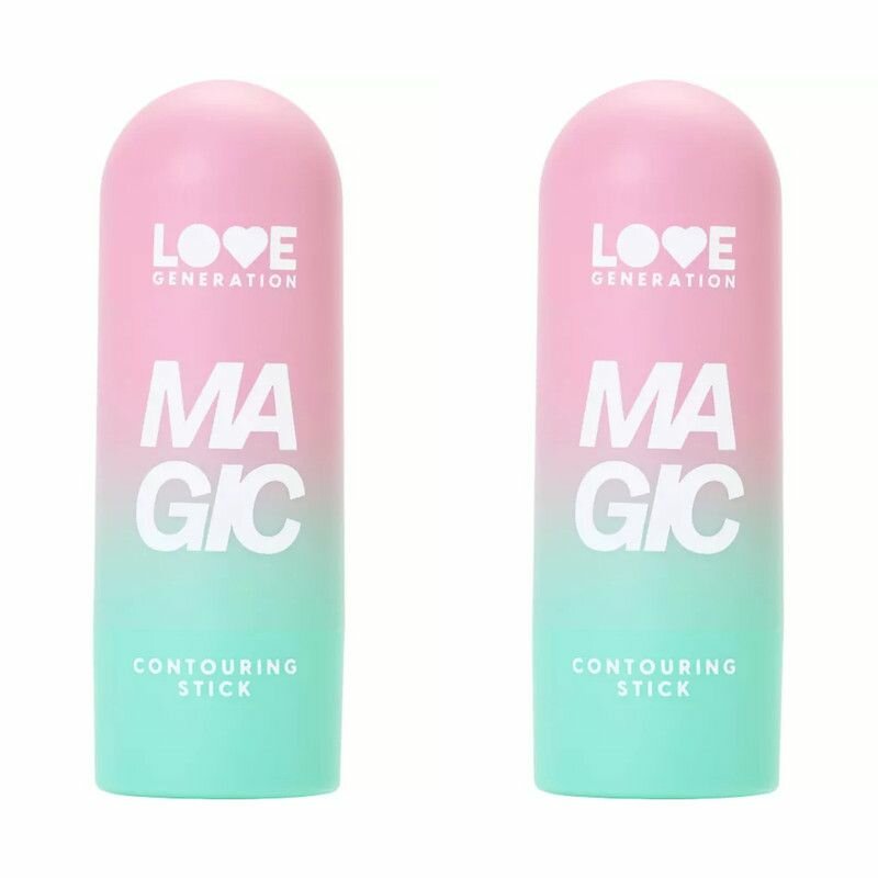 Love Generation Скульптор для лица в стике Magic, 03 - Коричневый, 5,5 г, 2 шт