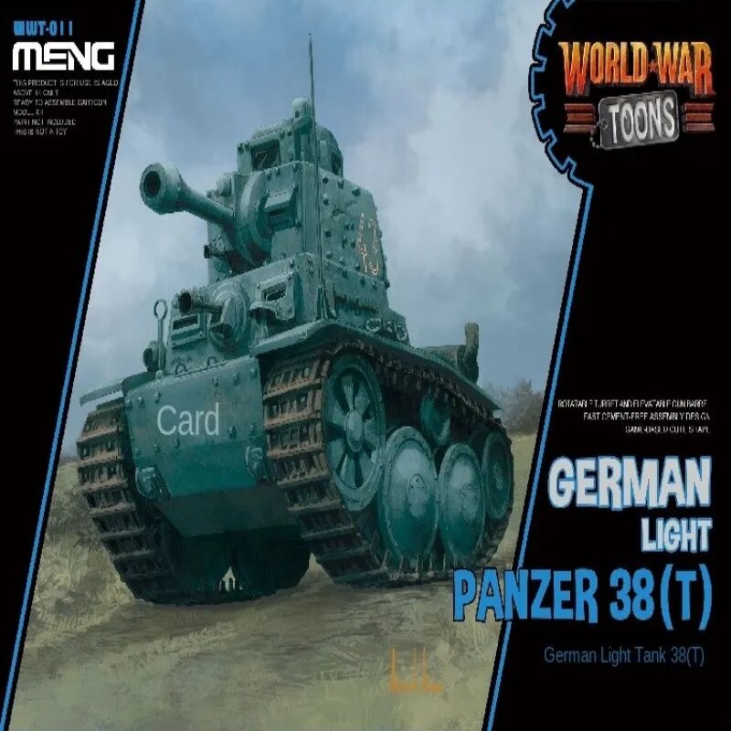 Meng Model wwt-011 Panzer 38(T) German Light Tank, WWT-011