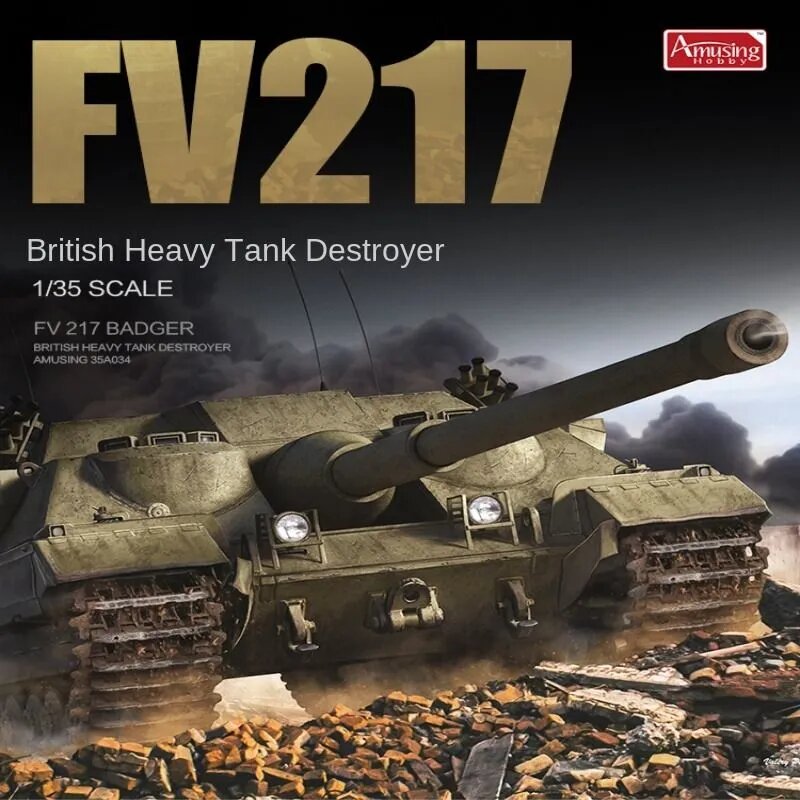 Amusing hobby 35A034 1/35 BRITISH FV217 BADGER сборная модель танка