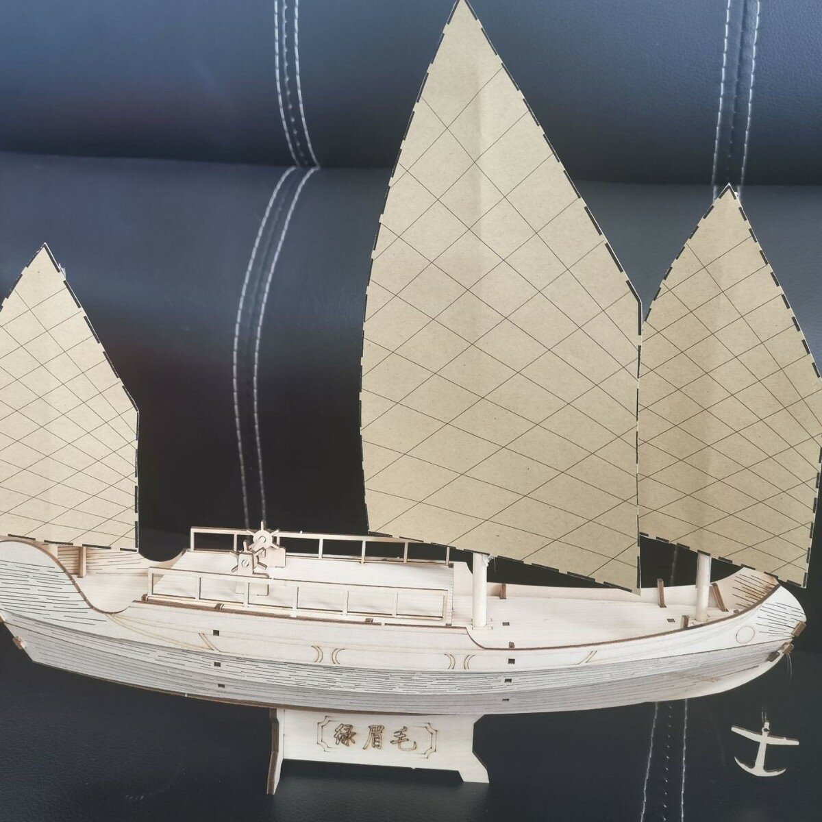 Деревянная модель лодки Грин Ибров с интерлокингом - масштаб 1:72, набор для самостоятельной сборки, образовательный