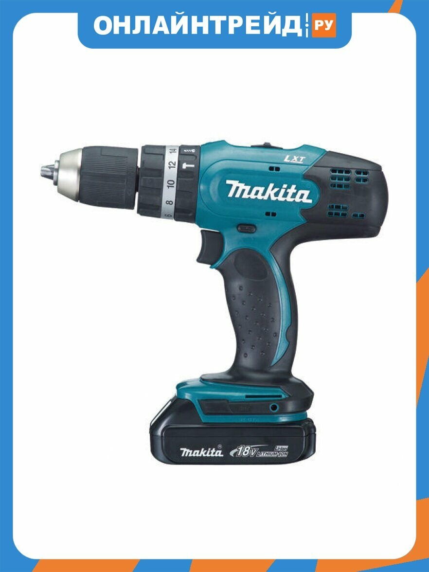 Дрель-шуруповерт аккумуляторная Makita DHP453SYE LXT