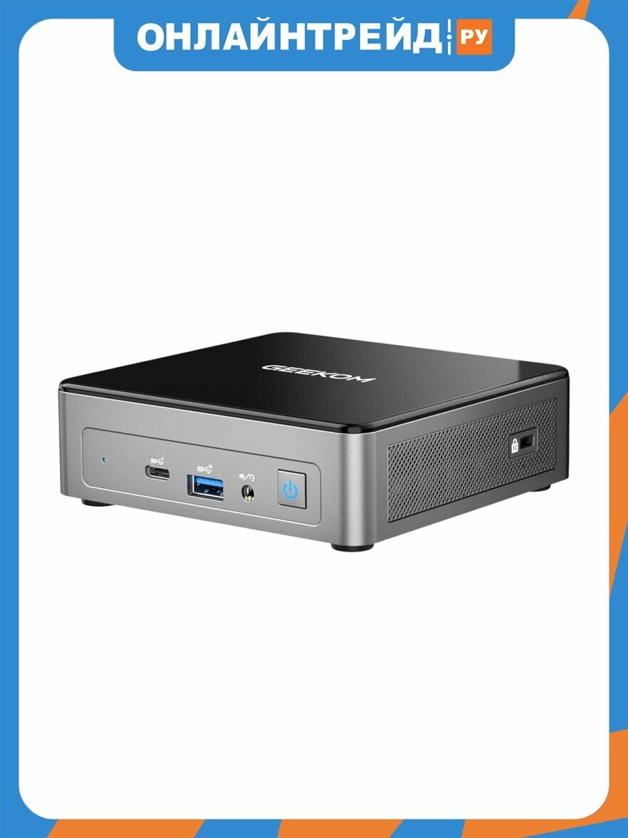 Неттоп Geekom AIR12 (Pentium Gold 7505 2 ГГц, 16 Гб, SSD 512 Гб, Intel UHD Graphics, Win11Pro)