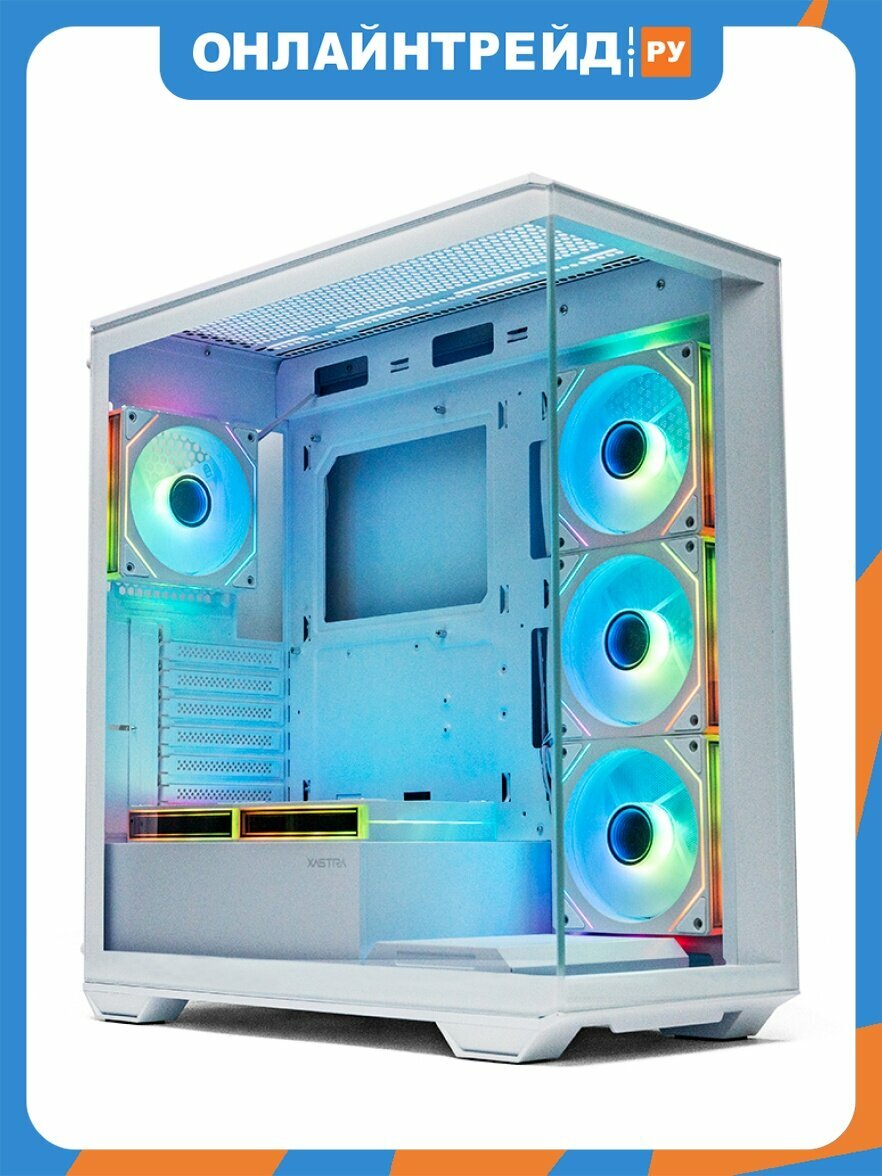 Корпус Xastra Q600 6ARGB-C10-UC, белый