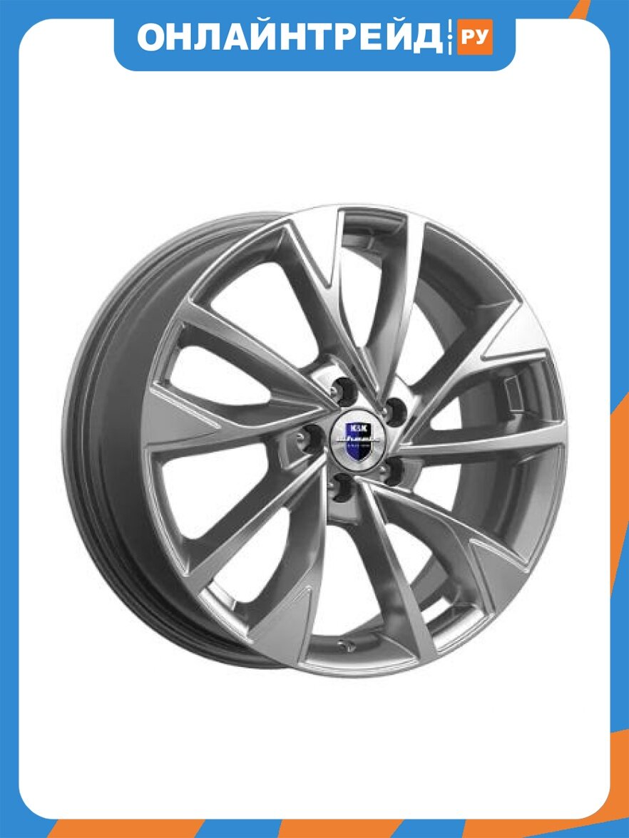 Диск K&k Роквуд 7x17/5x114.3 D56.1 ET48 дарк платинум