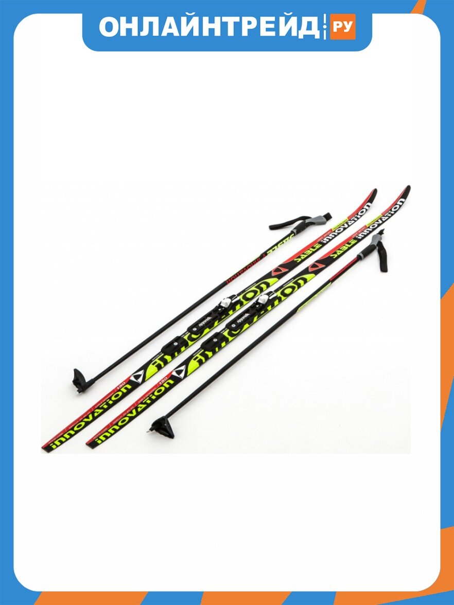 Stc Лыжный комплект NNN (Rottefella) - 205 WAX Innovation black/red/green