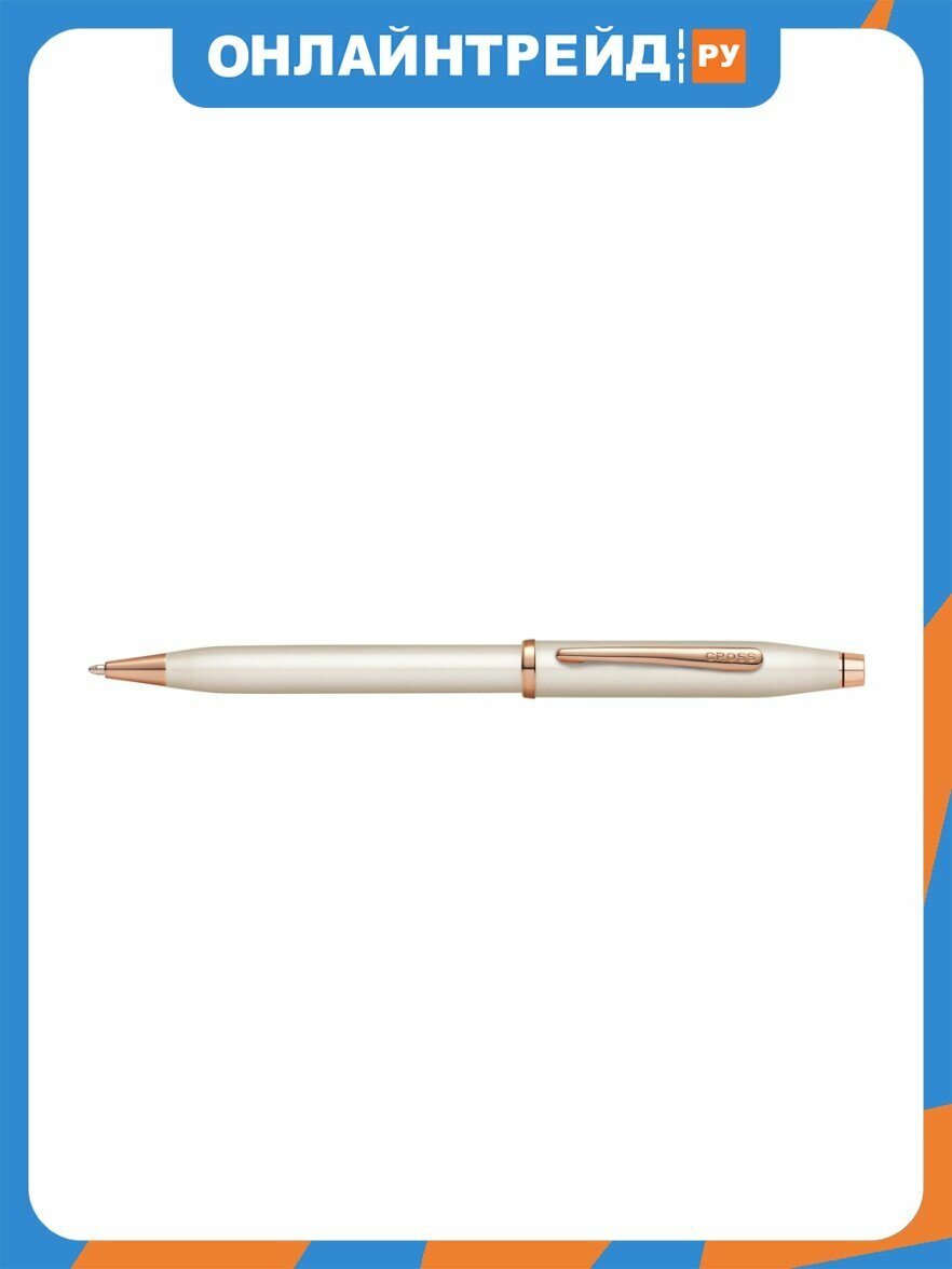 Ручка шариковая Cross Century II - Pearlescent White Lacquer