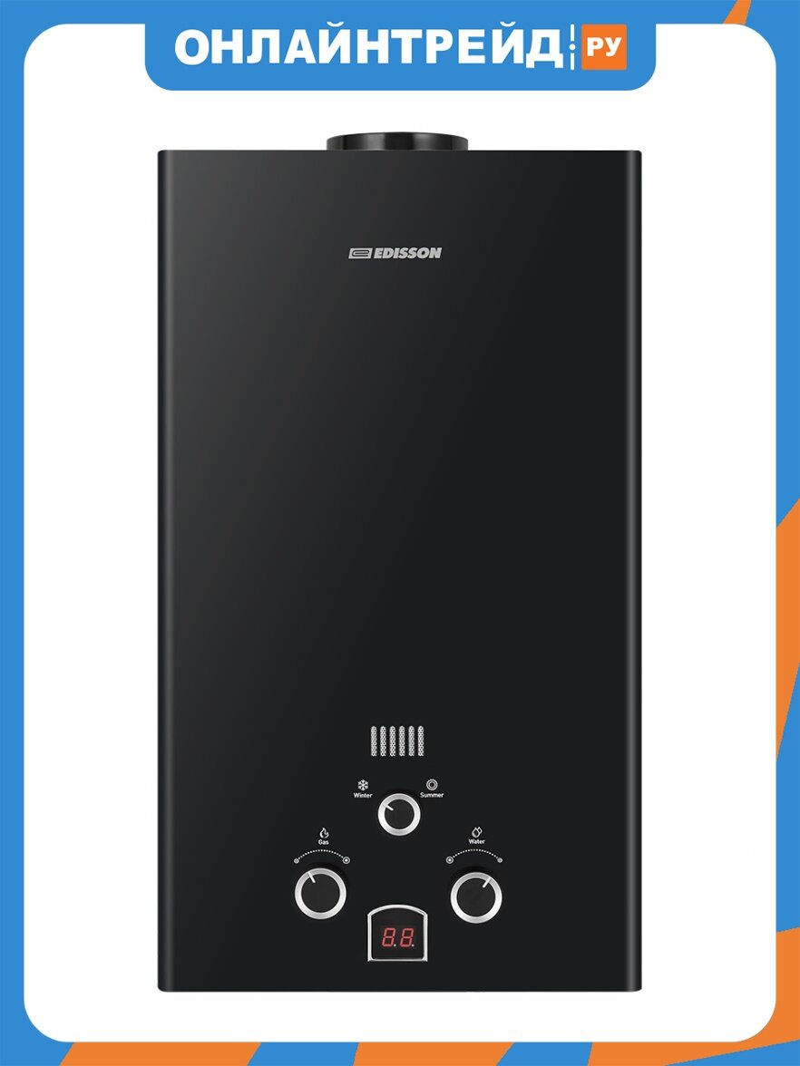 Газовая колонка Edisson E 20 D (Black)