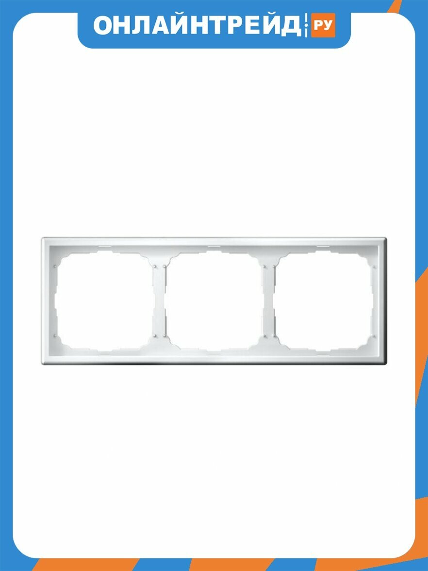 Рамка Systeme Electric (schneider Electric) 3-м ArtGallery универс. бел, GAL000103