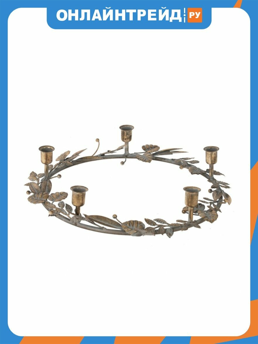 Подсвечник Remeco Collection L41 W41 H7 см (819145)