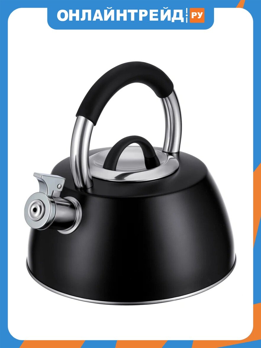 Чайник Regent Inox со свистком Linea TEA 3л 93-TEA-52