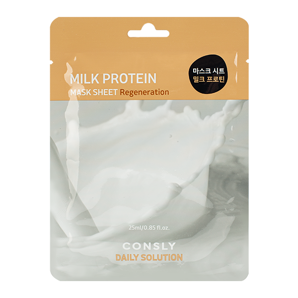 Consly Daily Solution Milk Protein Mask Sheet Тканевая маска для лица с молочными протеинами 25 мл
