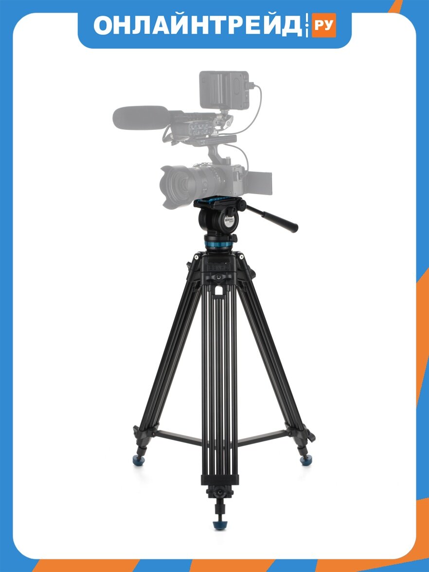Штатив Benro KH25PC Dual-Tube с видеоголовой, алюминиевый