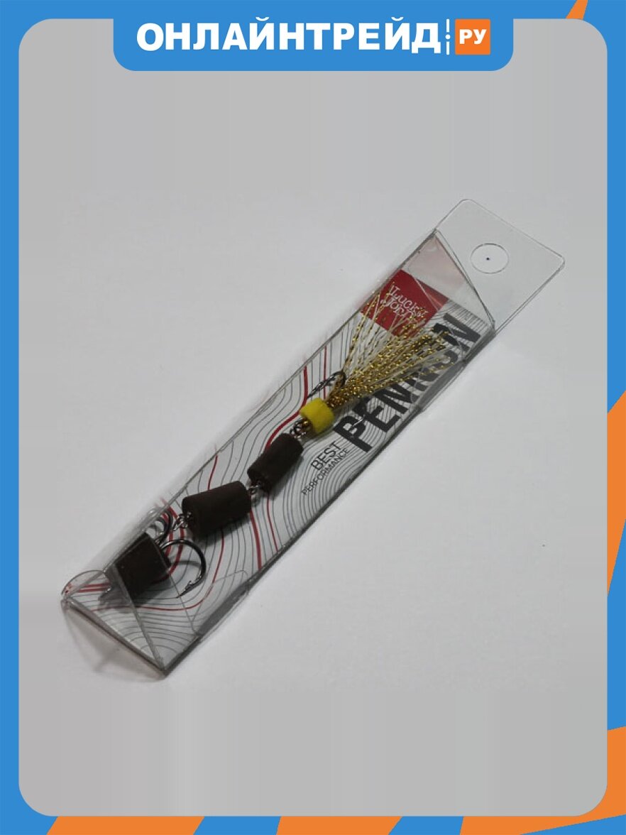Приманка джиговая Lucky John LJ PENNON 25 корич. в блистере