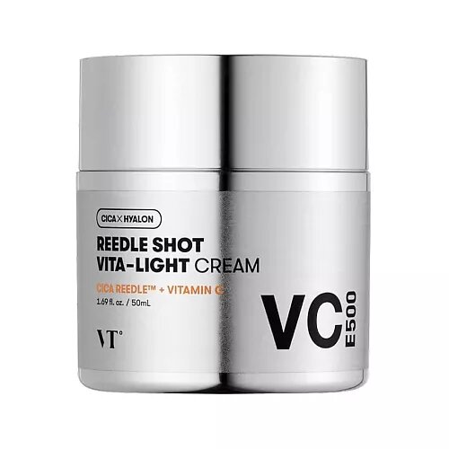 VT COSMETICS Крем для лица с витамином C Reddle Shot Vita-Light Cream, 50 мл