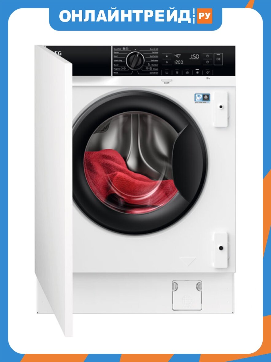 Встраиваемая стиральная машина Aeg L7FNE48SI
