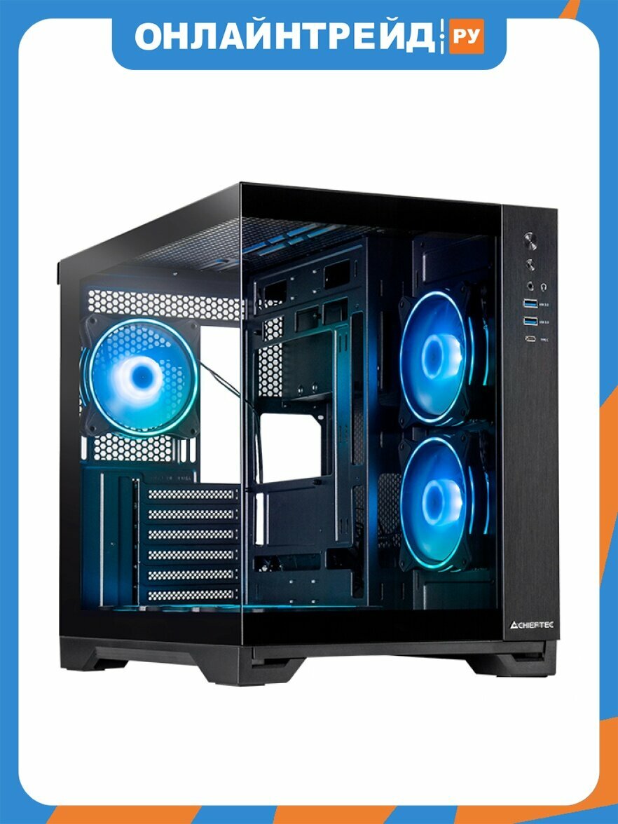 Корпус Chieftec VISIO, черный