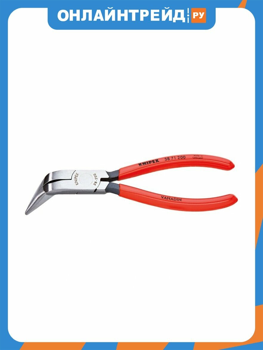 Специальные плоскогубцы Knipex 3871200, черненые, черного цвета 200 mm