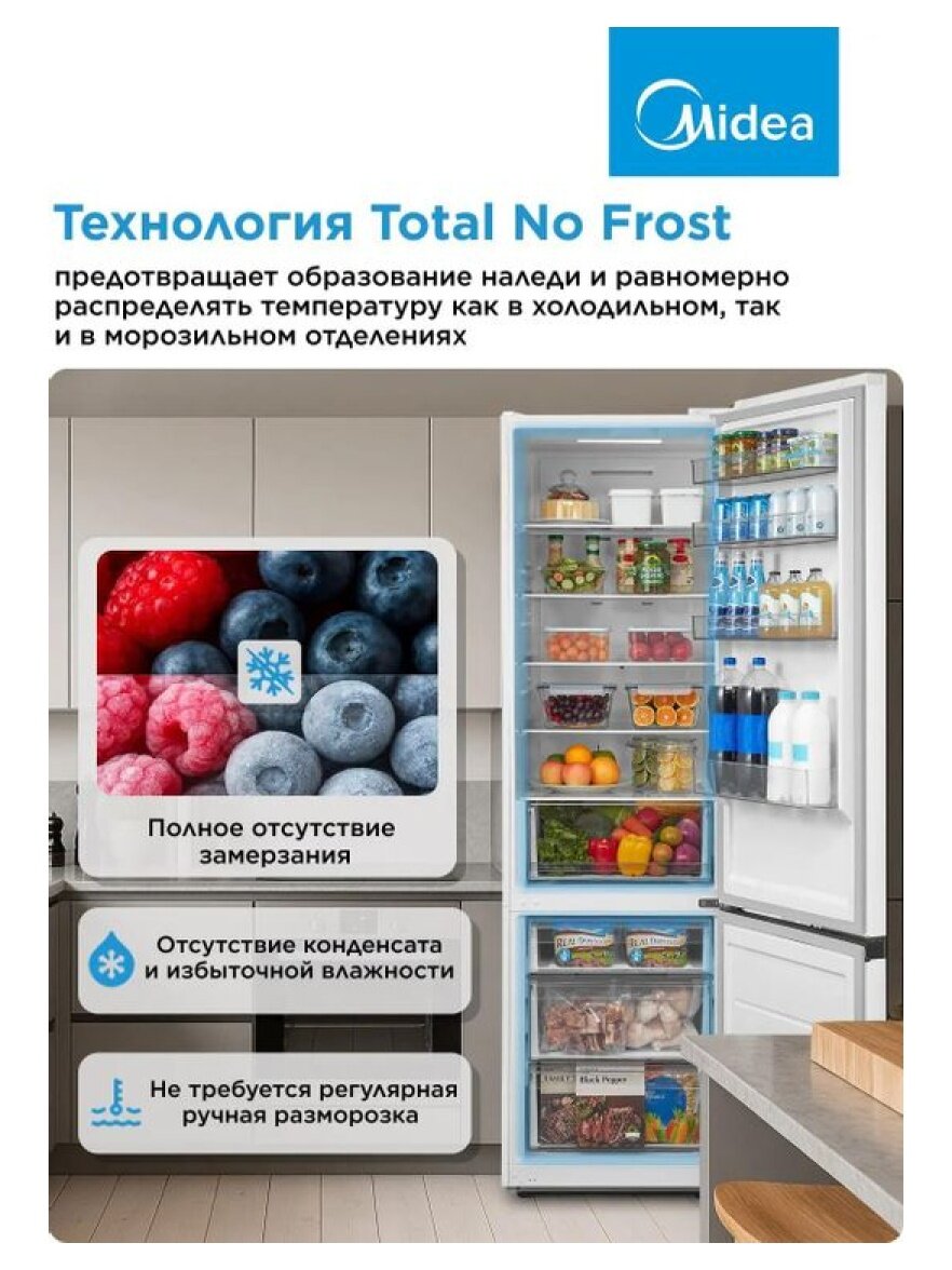 Холодильник Midea MDRB509FGF01ID — фото 1
