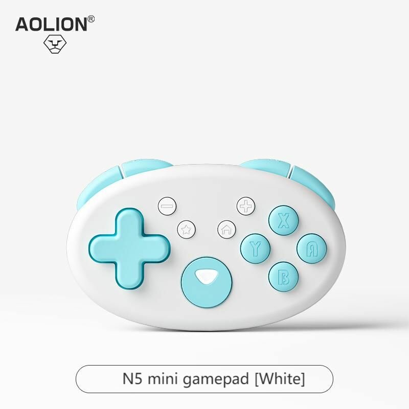 Aolion Беспроводной мини-игровой контроллер N5 с функцией Turbo Joypad для Steam / NS Switch / Android / IOS
