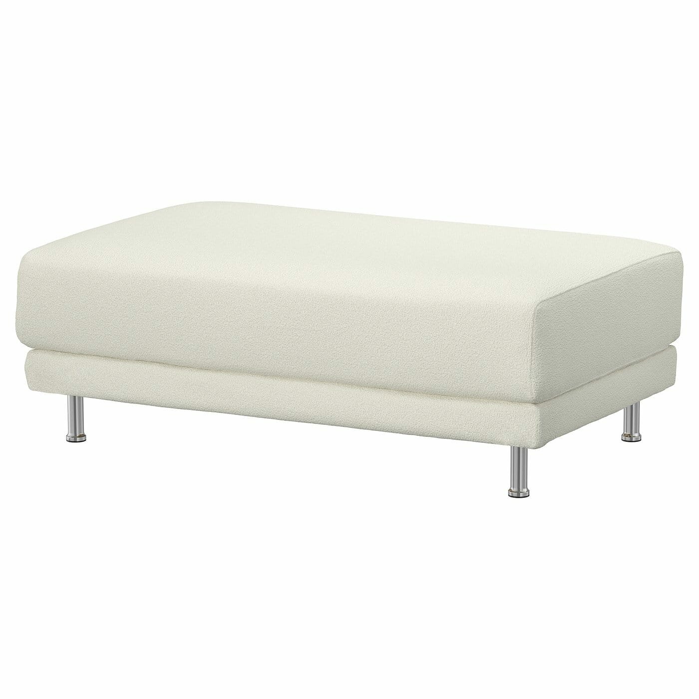 Пуф IKEA UPPAKRA, кремовый, для дома, металл, букле, 27,5 кг