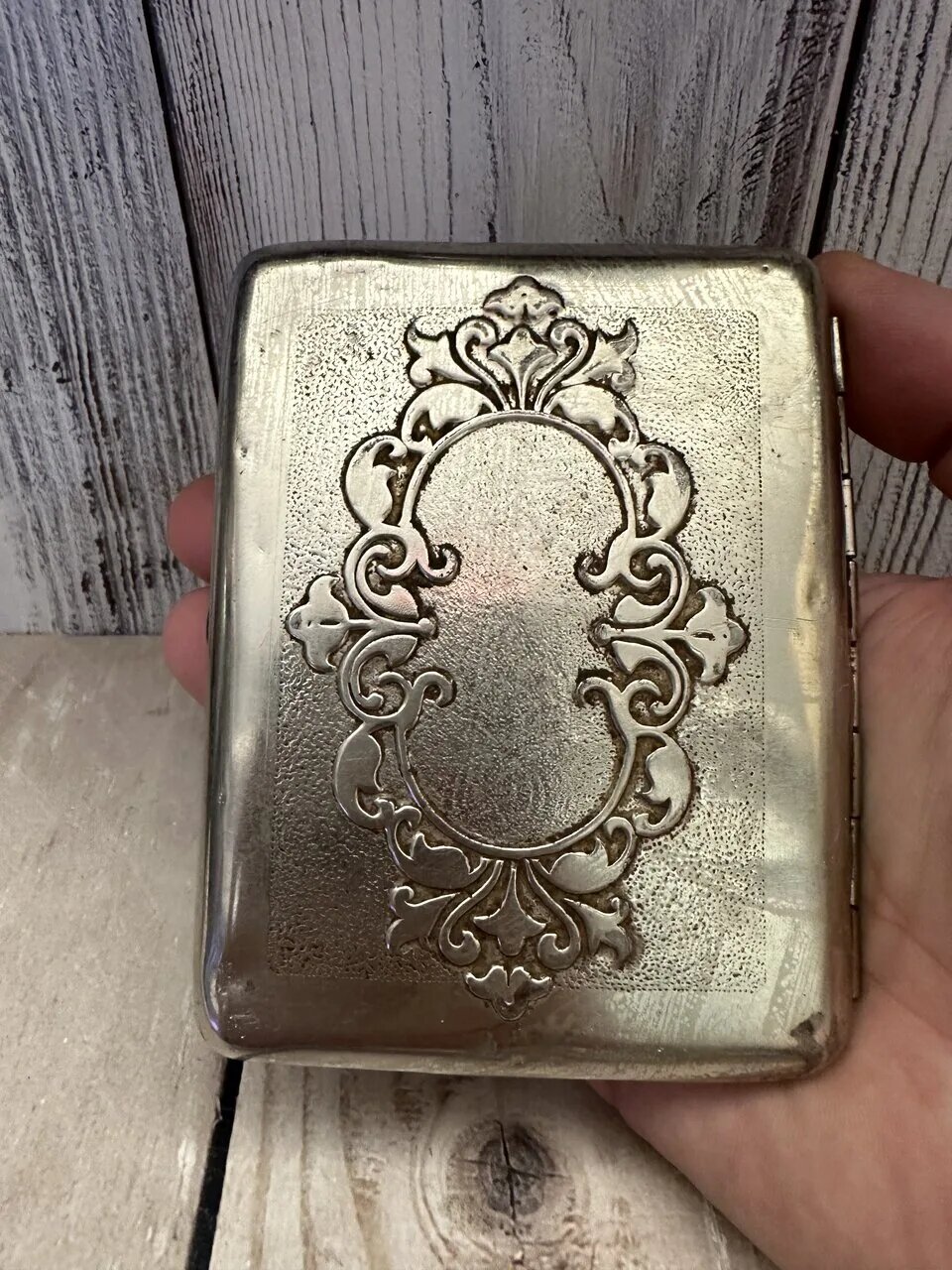 Портсигар ссср 1960 годы Винтажный с узором коллекционный редкий