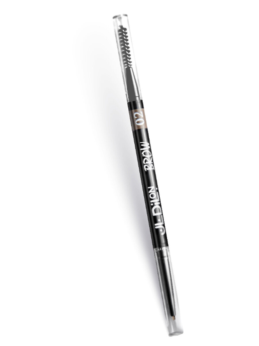 Dilon Карандаш Brow master механический для бровей, тон 02 кофе, 1.13 г