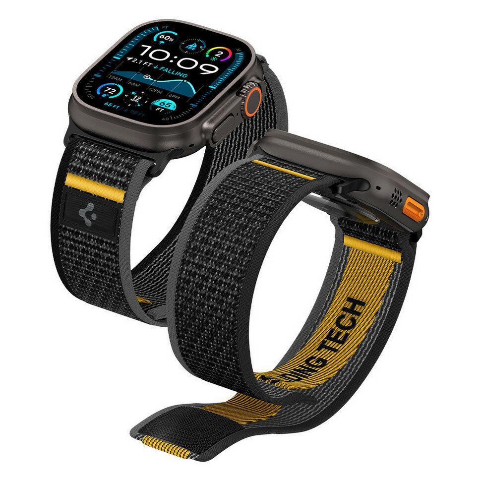 Ремешок Spigen Athlex Air для Apple Watch 49/46/45/44 мм (AMP09033) Black