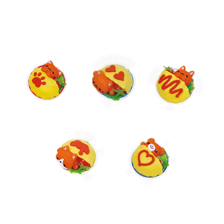 Напитки для питья унисекс Simplicity and cultural creation Капсульные игрушки, Little Animal Egg Rice