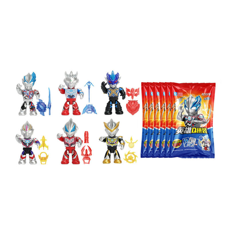 Наборы-сюрпризы унисекс Spiritual Creations Q Assembly Collection Ultraman, Six blind boxes (random style)