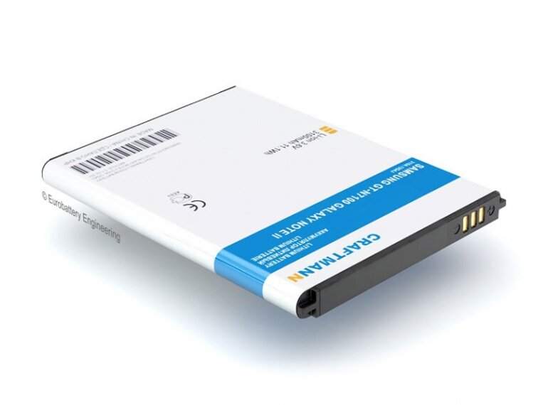 Аккумулятор Craftmann EB595675LU для Samsung Galaxy Note II GT-N7100, 3100 мАч