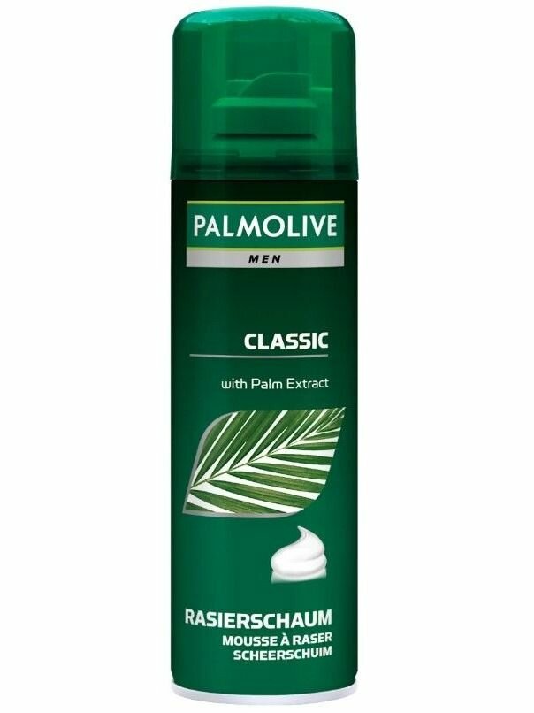 Palmolive Men Classic пена для бритья для мужчин, с экстрактом пальмы, 300 мл, Германия