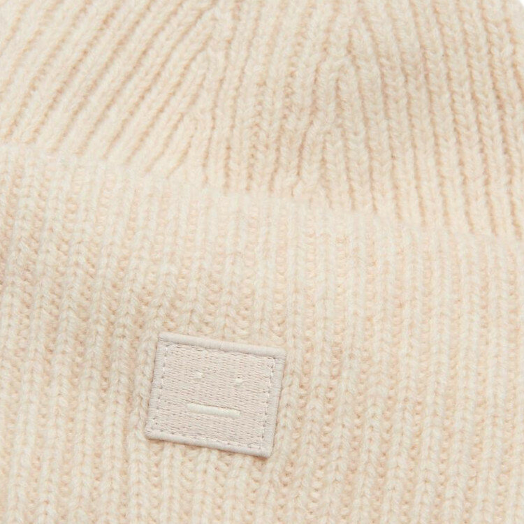Шапка Acne Studios для женщин, размер ОС, экрю — фото 1