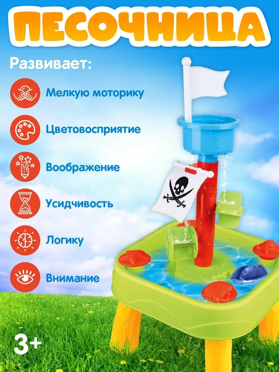 Песочница для улицы детская — фото 1