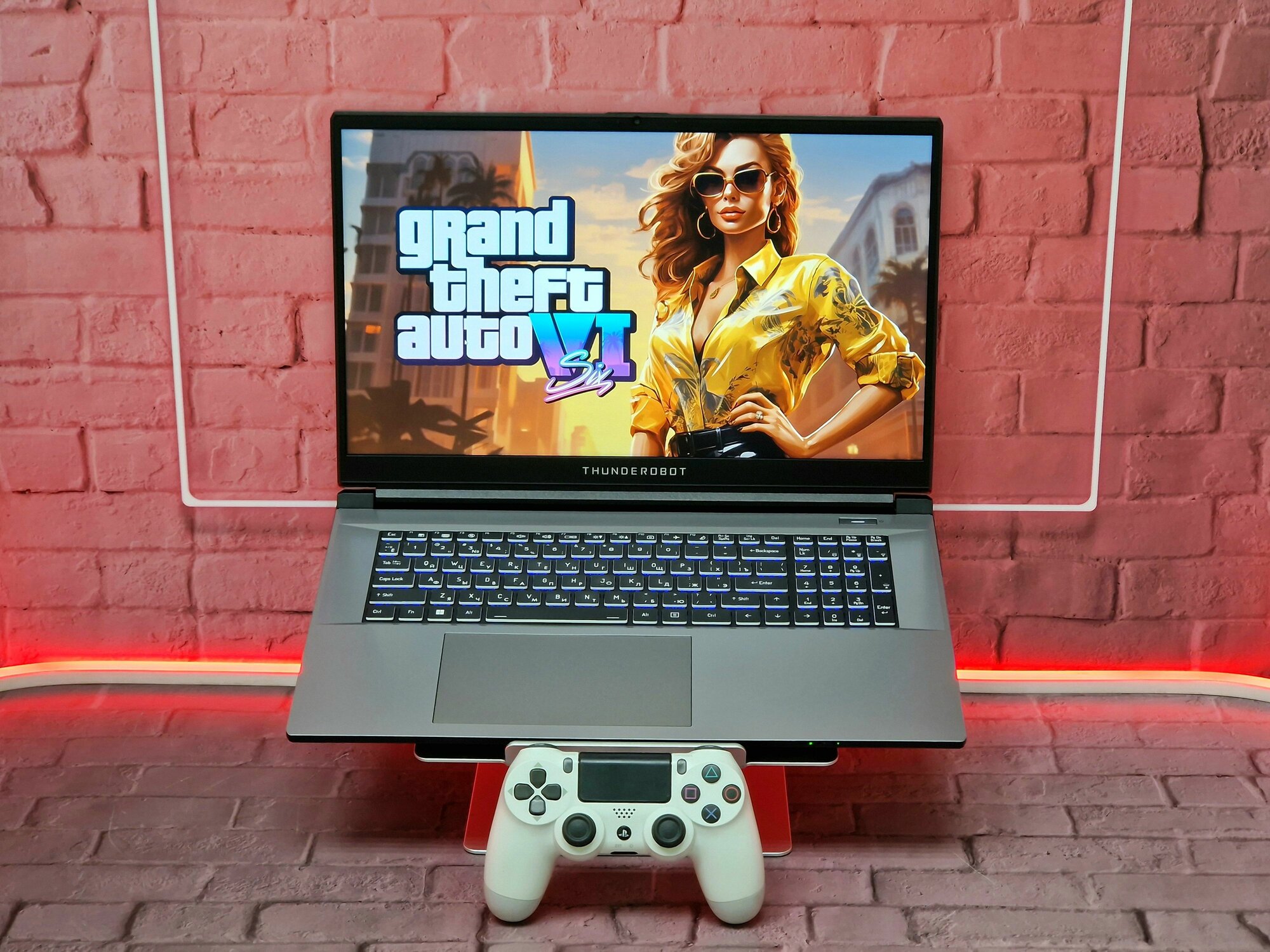 Thunderobot Игровой ноутбук 17.3", Intel Core i5-12450H, RAM 16 ГБ, SSD 512 ГБ, NVIDIA GeForce RTX 3050 Ti для ноутбуков (4 Гб), Windows Home, серый, Русская раскладка