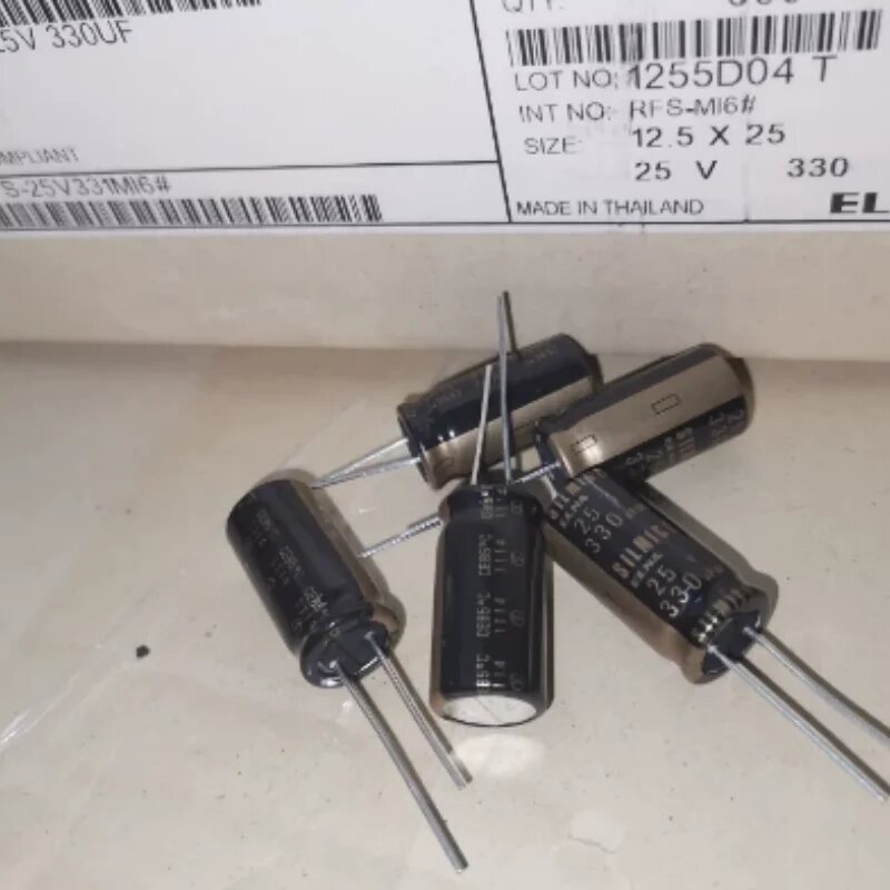 ELNA Yina 330 мкФ 25В аудиофильский конденсатор с медными выводами, коричневый 10PCS