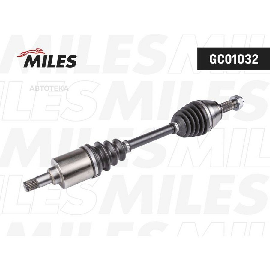 Привод в сборе левый CITROEN BERLINGO/PEUGEOT PARTNER 1.1-1.6 96- (GKN 302918) GC01032 MILES GC01032