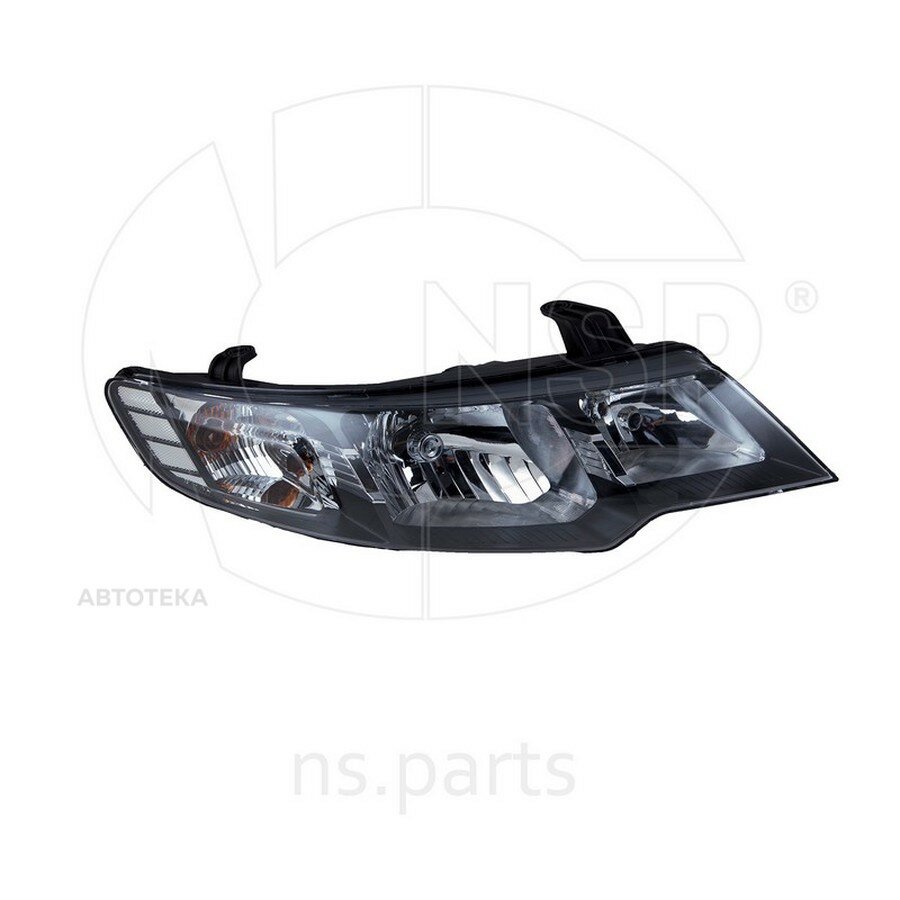 NSP02921021M020 Фара правая kia cerato ii (08-13) (черная) NSP NSP02921021M020