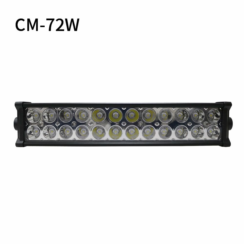 Фара светодиодная CH008 72W SPOT, 24LED по 3W, точечный дальний свет 12/24V