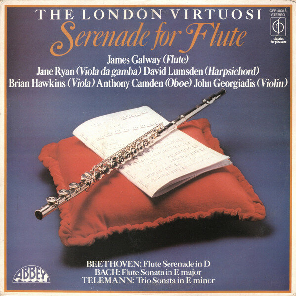 James Galway, The London Virtuosi 'Serenade For Flute' LP/1980/Classic/UK/Nm