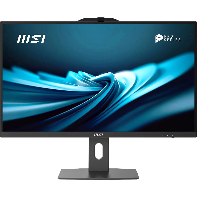 Моноблок/ MSI PRO AP272P 14M-1097XRU 27"(1920x1080 IPS)/Intel Core i3 14100(3.5Ghz)/16384Mb/512PCISSDGb/noDVD/Int: Intel UHD Graphics 730/Cam/BT/WiFi/-/war 1y/4.63kg/Black/noOS + Wireless KB+M