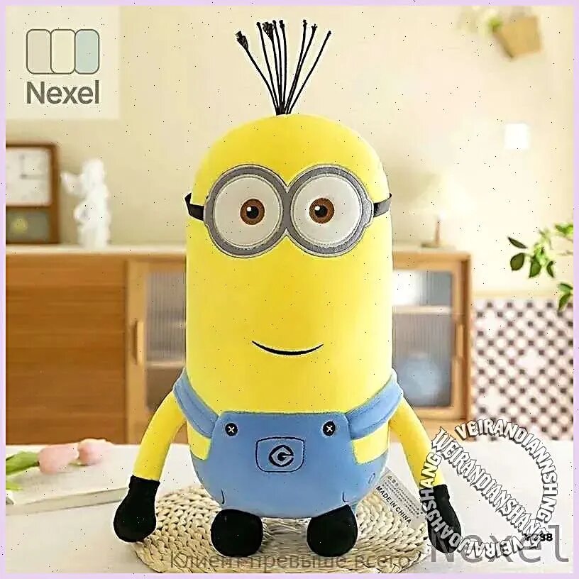 Nexel Мягкая игрушка, плюшевые игрушки миньон гадкий я / minion despicable me plush toys