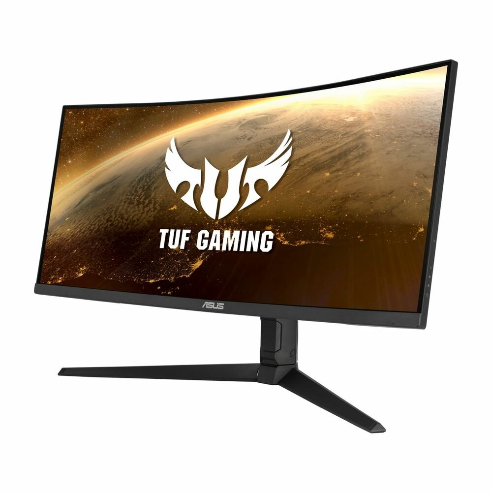 Монитор ASUS LCD 34" VG34VQL1B ProGaming VA curved 3440x1440 1ms 165Hz 550cd 178/178 HDR10 2xHDMI 2xDisplayPort USB-hub HAS Swivel Pivot Tilt VESA